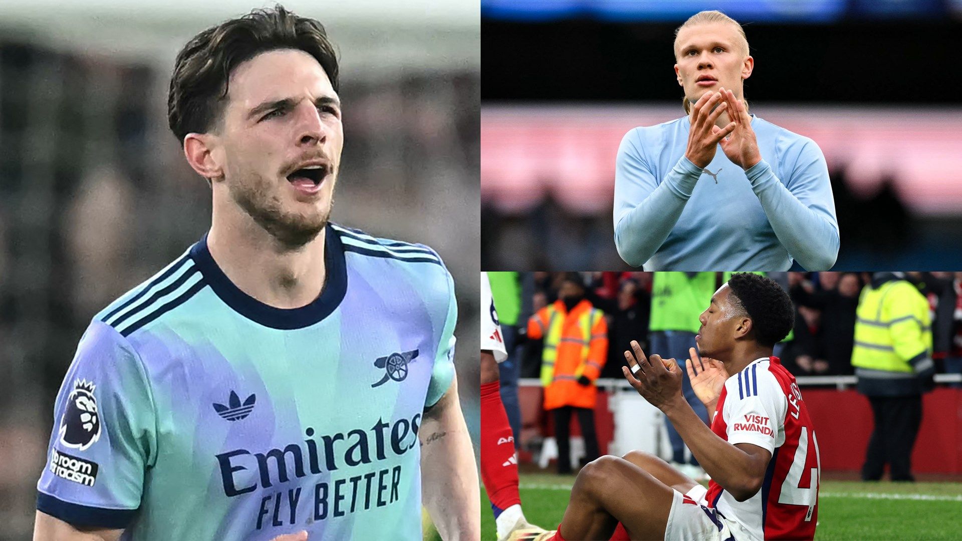 'Erling took it on the chin!' - Declan Rice praises Haaland for taking ...