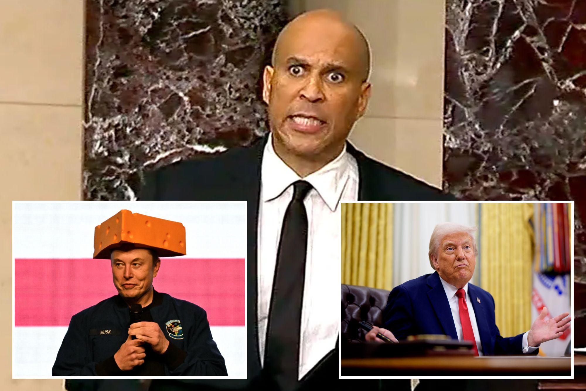 Sen. Cory Booker’s marathon ‘filibuster’ against Trump agenda goes on ...