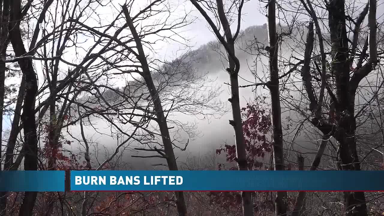 NC Forest Service lifts statewide burn ban