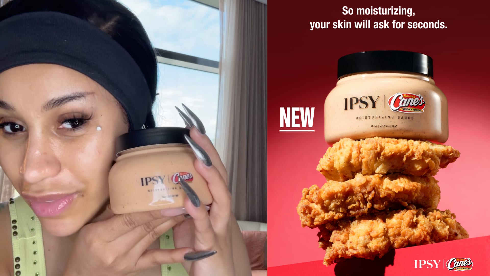 Cardi B Pranks Fans With Raising Cane's Chicken-Smelling Moisturizing Sauce