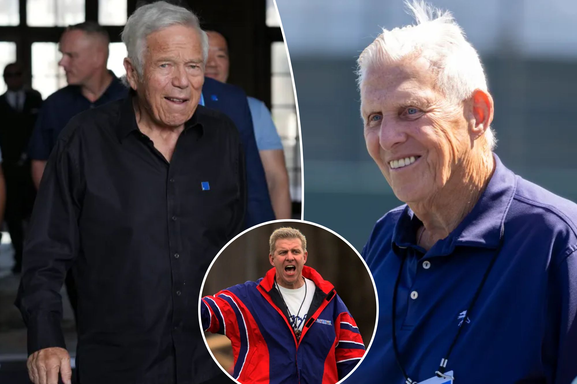 Bill Parcells, Robert Kraft squash 30-year feud as legendary coach ...