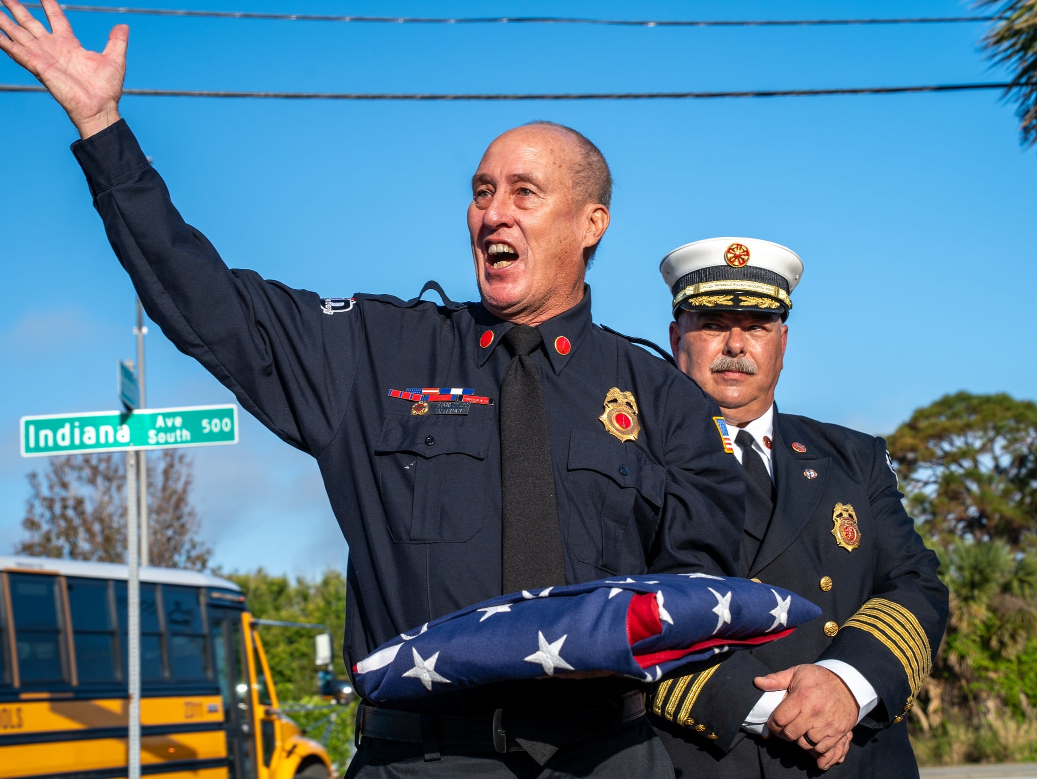 Englewood Fire Department celebrates career of retiring lieutenant