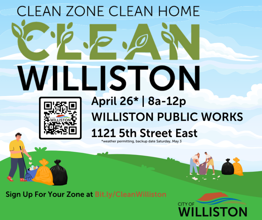 Date set for spring Clean Williston 2025