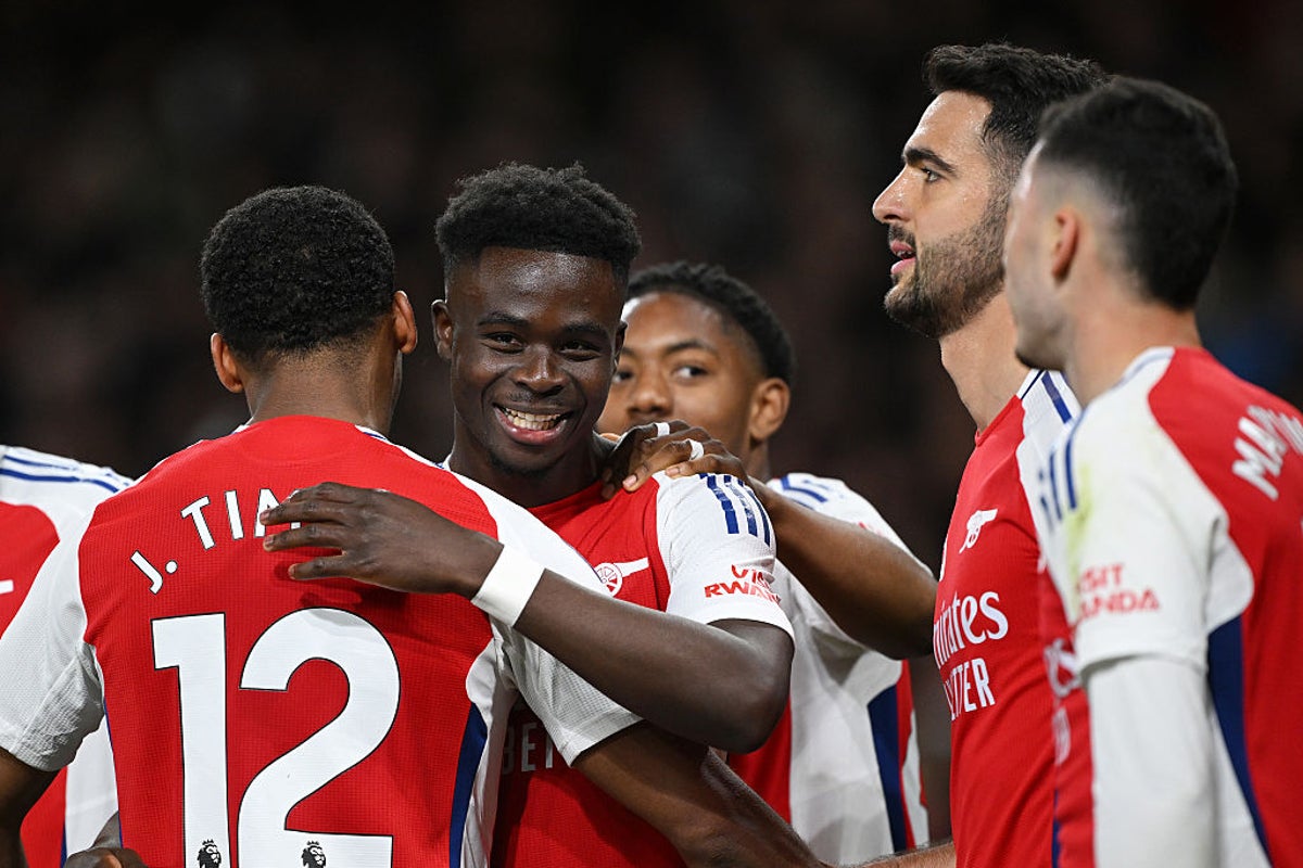 Arsenal vs Fulham LIVE: Reaction as Saka scores the winner on his ...
