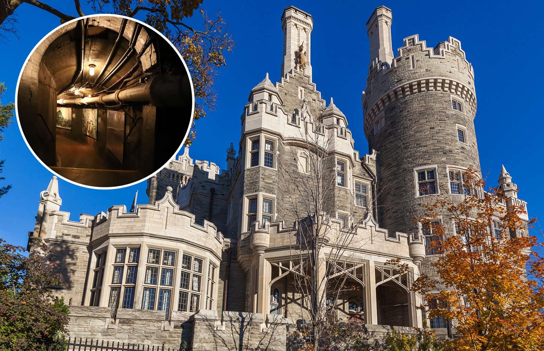 Inside the Toronto castle with a hidden underground tunnel