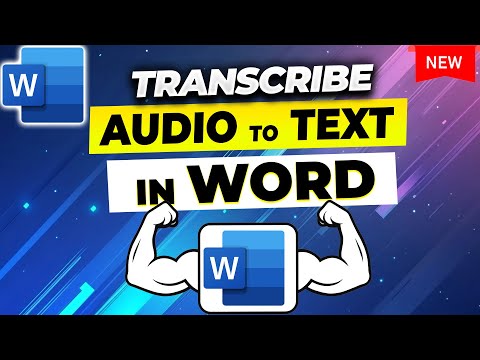 How to Transcribe Audio to Text in Word