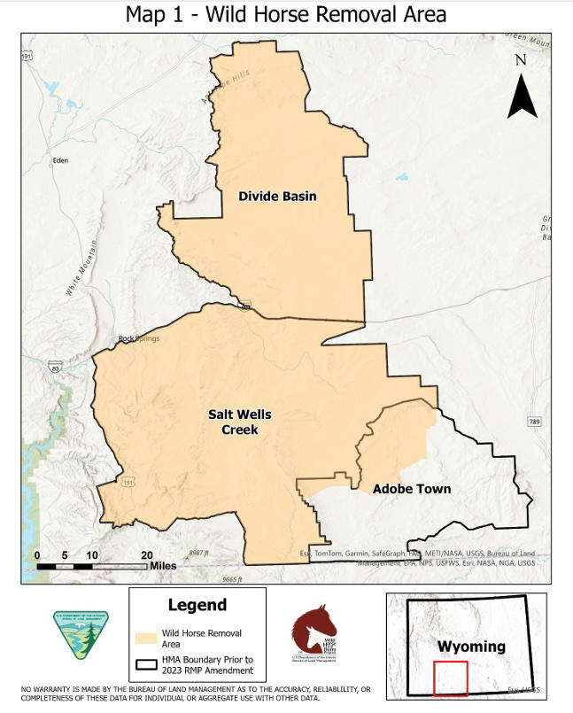 BLM decides over 3,000 wild horses can be eliminated from Wyoming's ...
