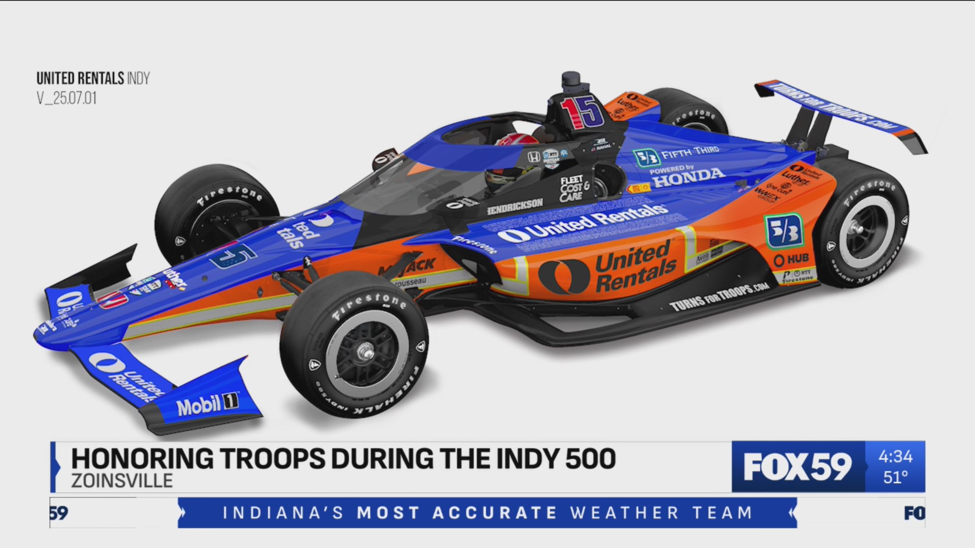 More than 500 names will be riding with Graham Rahal to honor troops
