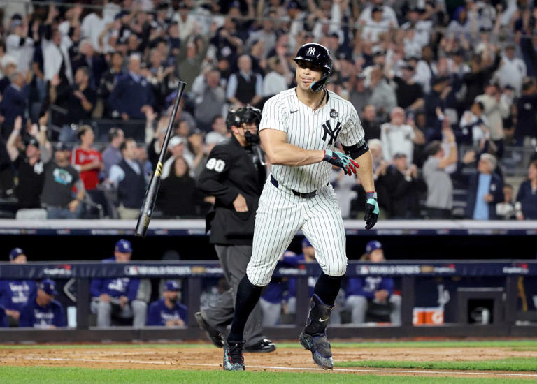 Yankees’ Giancarlo Stanton not about to throw torpedo bat under the bus ...