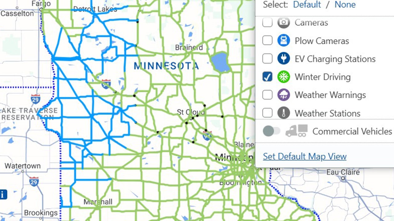 Minnesota weather: Road conditions slick in western, northern Minnesota