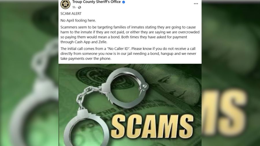 Troup County Sheriff’s office sounding alarm on scam targeting families
