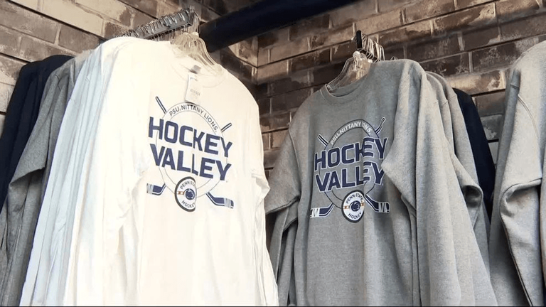 'Hockey fever:' Merch sales rise as fans gear up for PSU's first Frozen ...