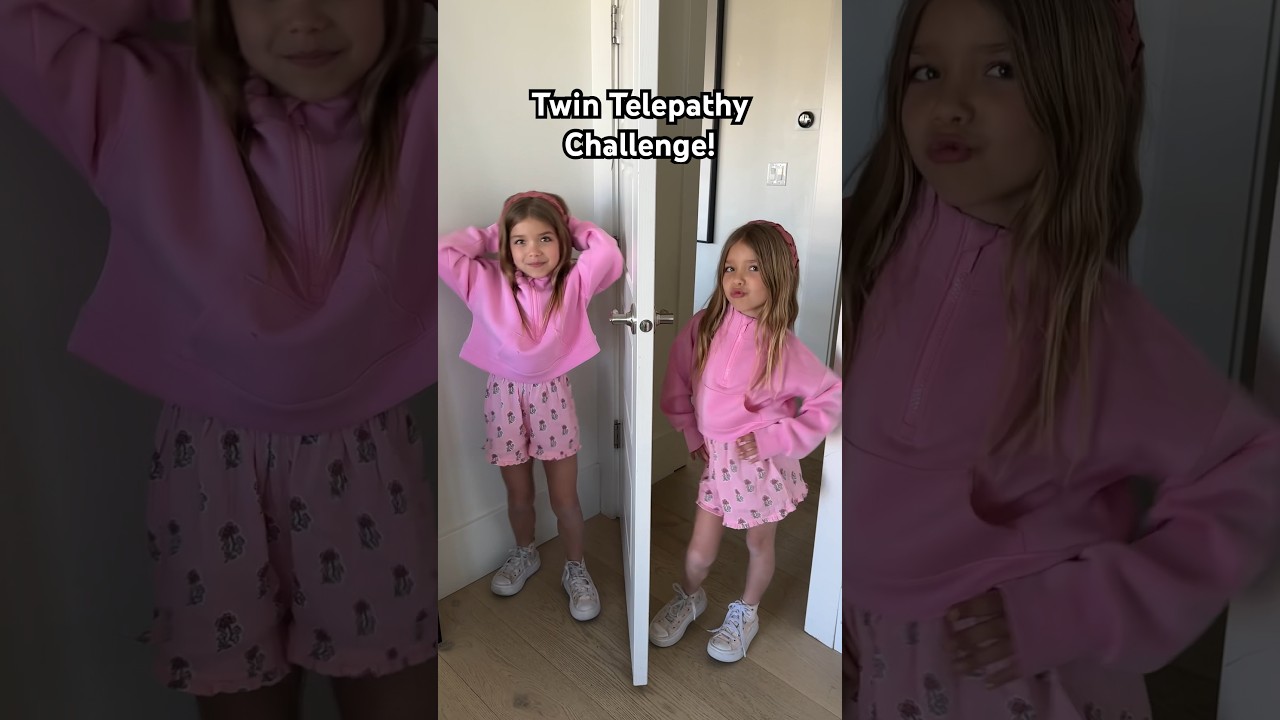 Twin telepathy challenge that surprised everyone