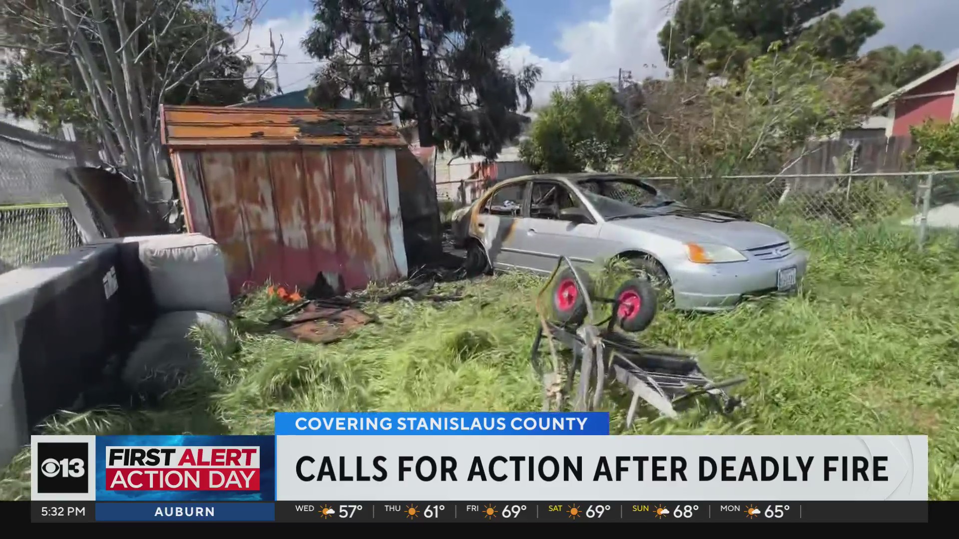 Ceres city leaders call for action from state after deadly mobile home fire