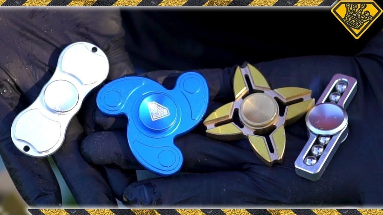 Fidget spinners melt in this blazing hot metal test