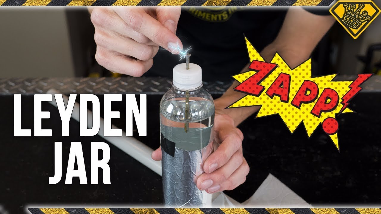 How to build a functional Leyden jar for scientific experiments