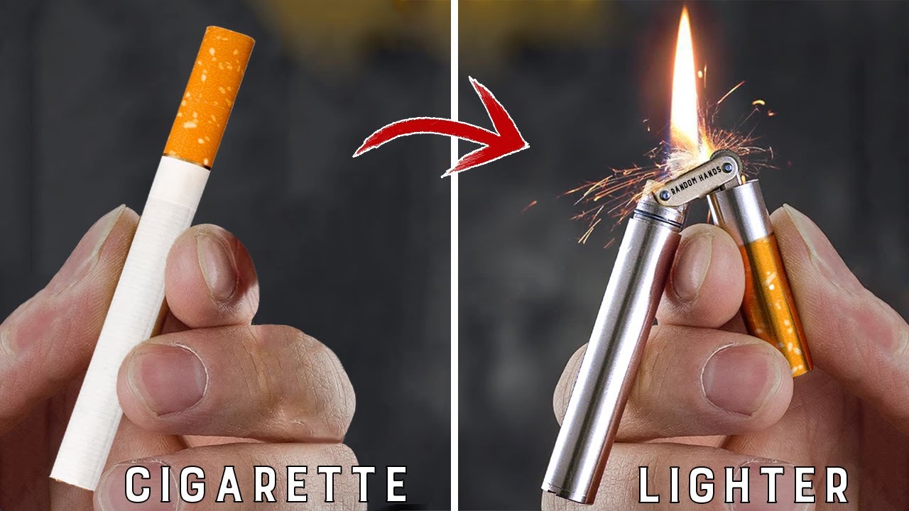 Have you ever seen a Cigarette sized lighter before? Full process