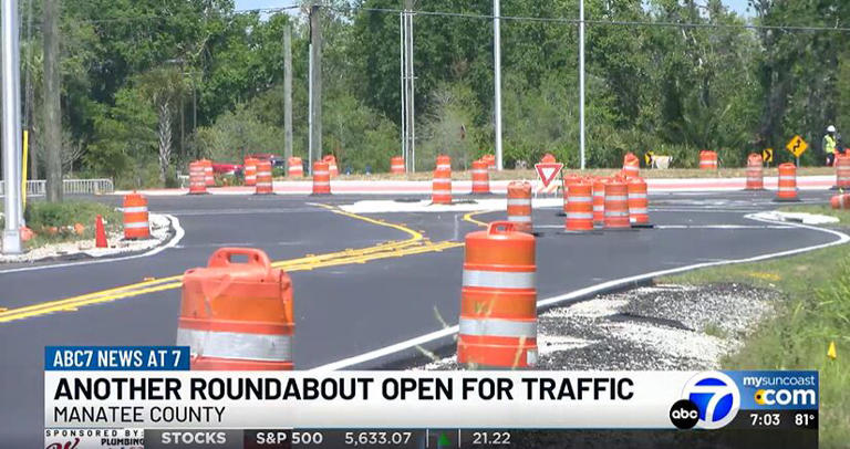 State Road 64 and Lorraine Road roundabout opens early