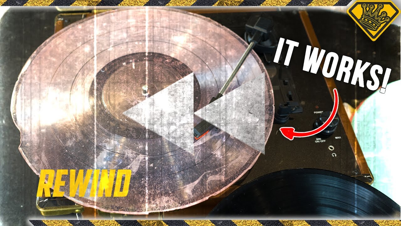 Watch Us Mold a Record and Launch Liquid Nitrogen Rockets