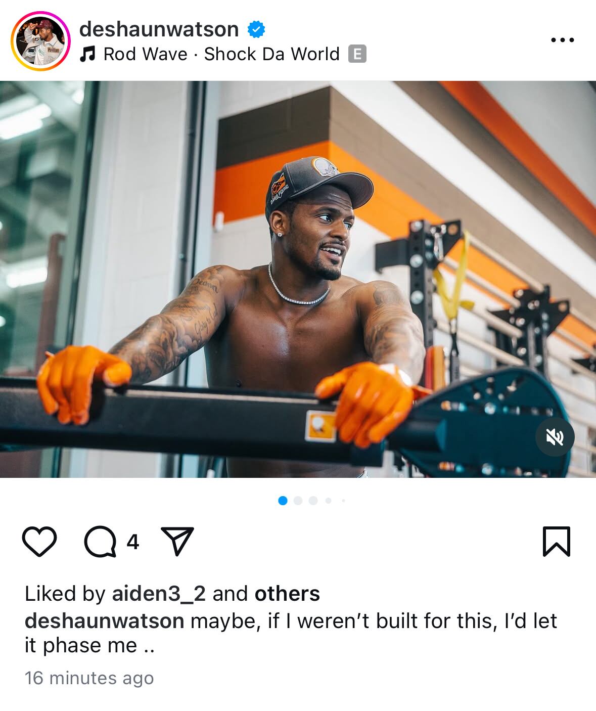 Watson takes to IG