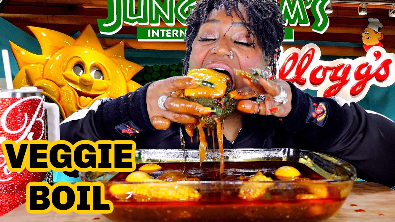 ASMR: Eating an Onion Boil (Slurping Sounds