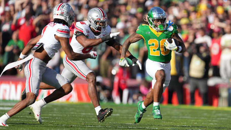 Oregon Ducks' Jordan James NFL Draft Projection: Minnesota Vikings, New ...