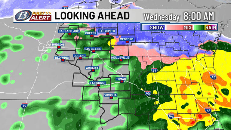 First Alert Weather: Snow trends to rain into early Wednesday