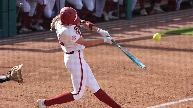 Alabama Softball Blasts Four Home Runs in Doubleheader Sweep over ...