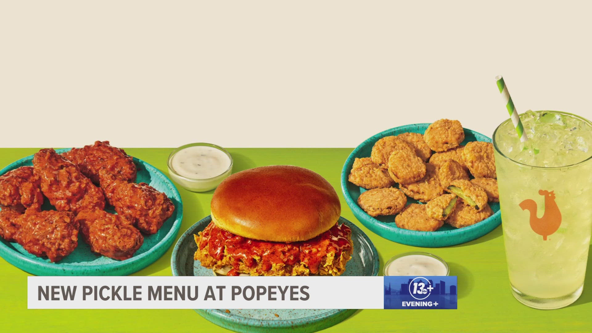 PICKLE LEMONADE? | Popeyes launches new pickle menu for April