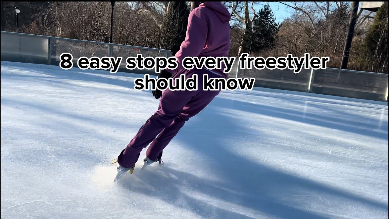 Eight Ice Skating Stops Every Freestyler Should Know!