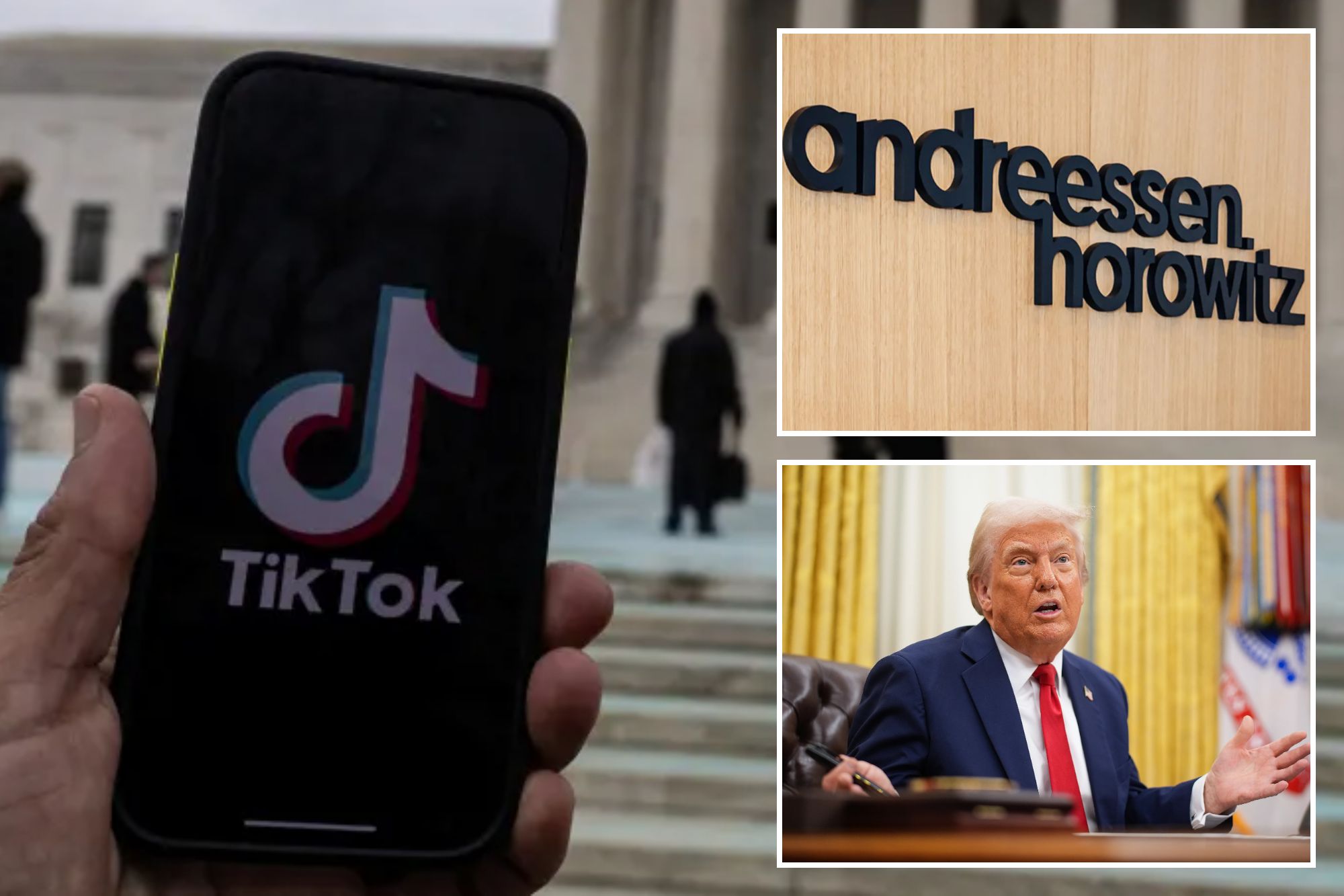Trump mulling final TikTok deal on Wednesday as Andreessen Horowitz ...
