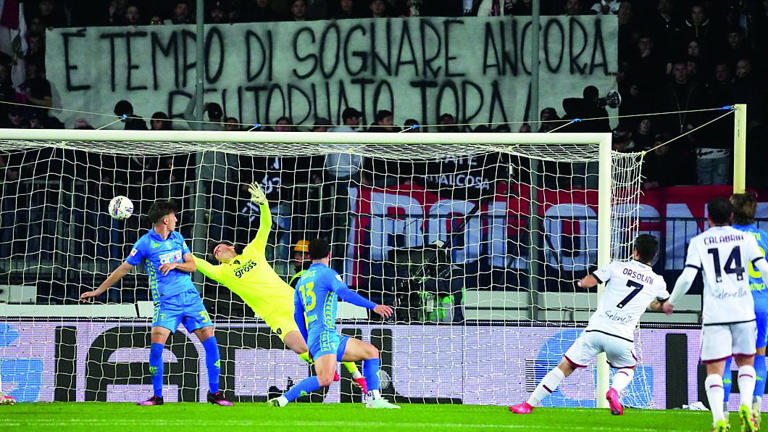 Coppa Italia, troppo Bologna per l'Empoli: per gli azzurri secondo ...