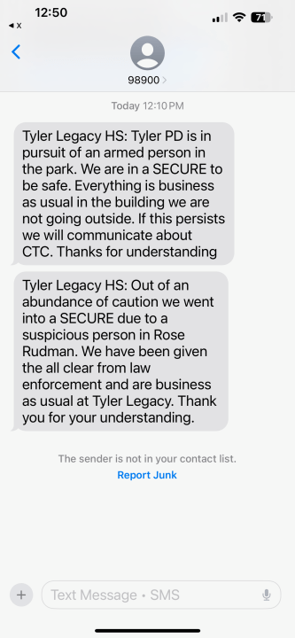 Tyler Legacy High School lifts ‘secure status,’ here’s what we know