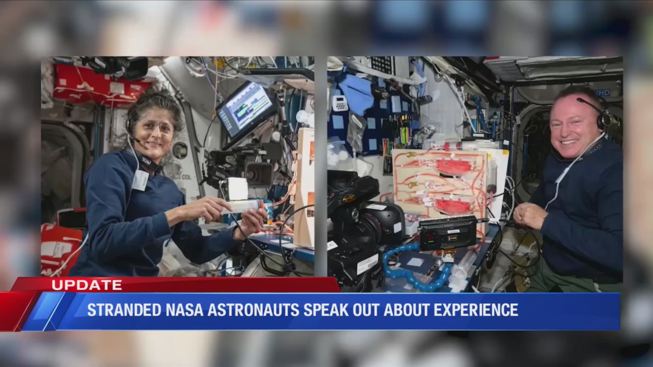 Stranded NASA astronauts speak out about experience