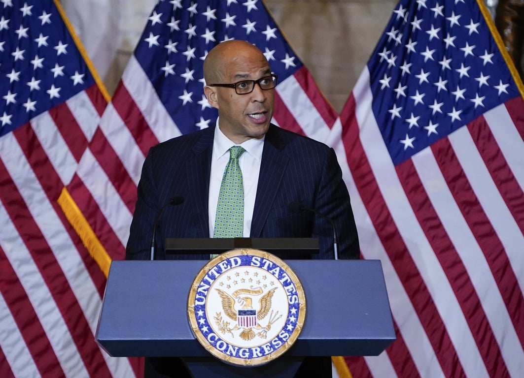 Photos of Cory Booker, the NJ Senator who's blasting Donald Trump on ...
