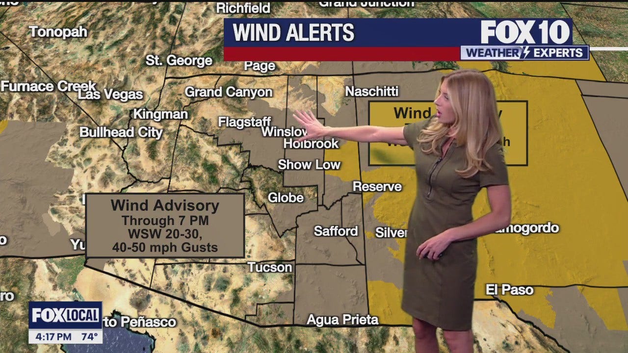 Arizona weather forecast: Windy, cooler conditions in Phoenix