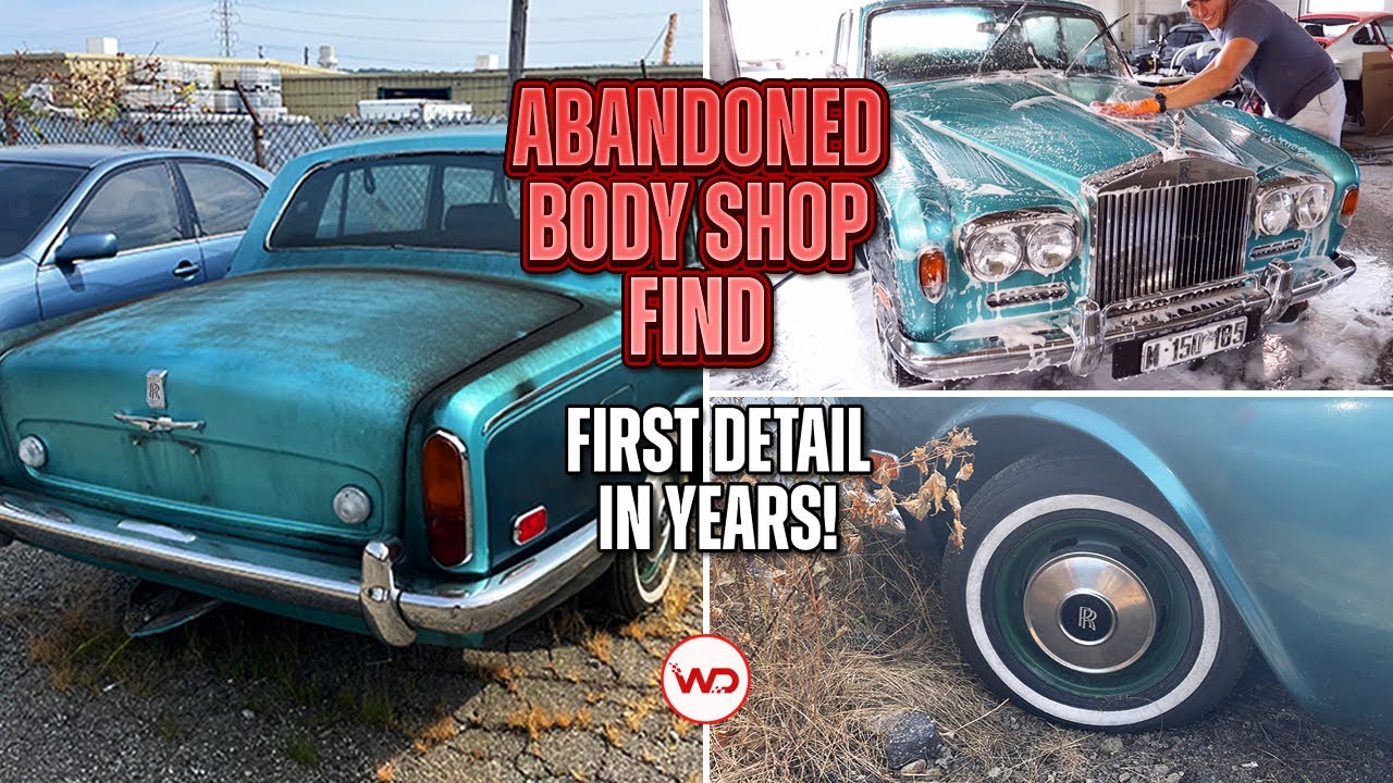 Restoring an abandoned body shop Rolls-Royce after years untouched