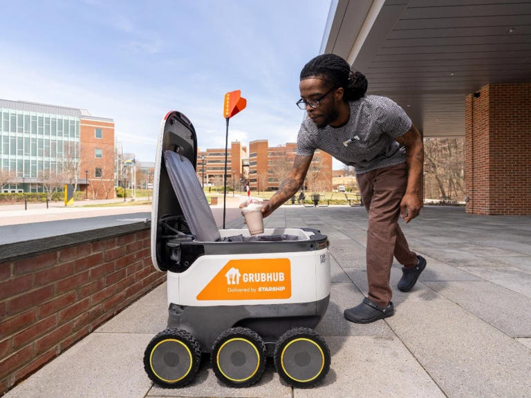 Robots Now Delivering Food At Towson University