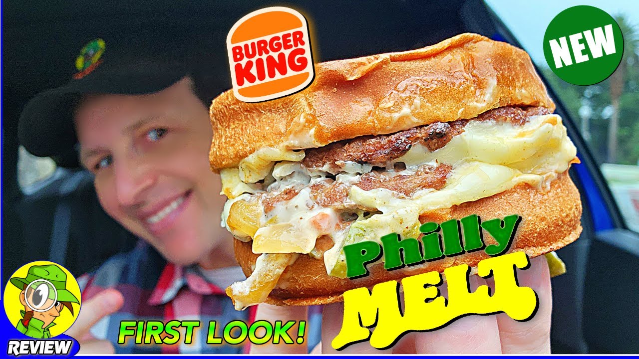 Burger King® Philly Melt Review First Look!