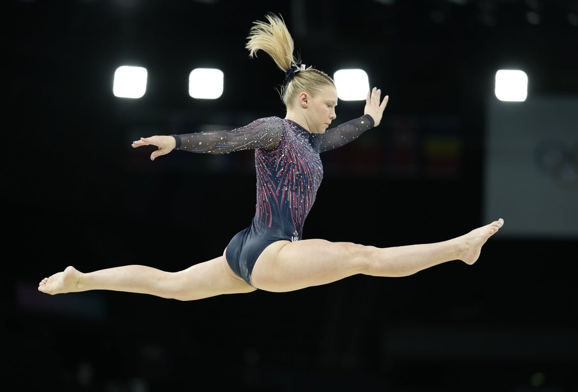 Pictures of Jade Carey, American Olympian and college gymnastics star