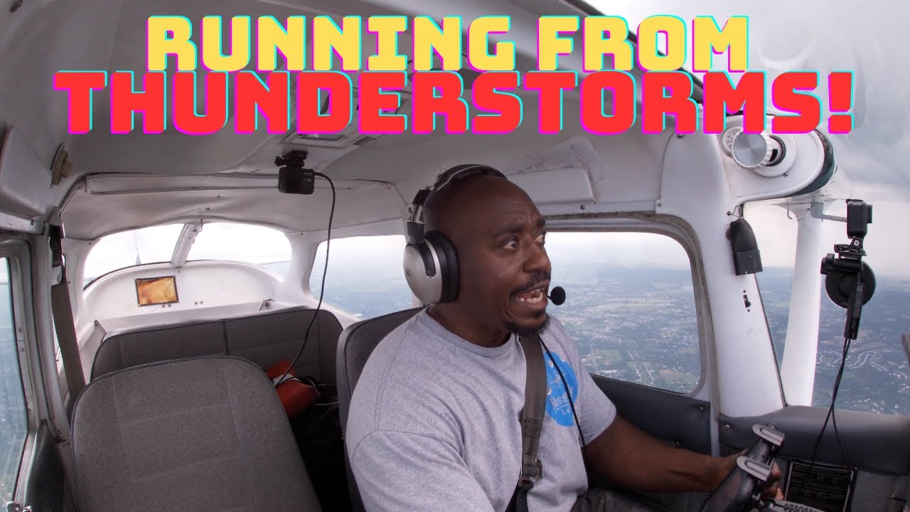 Running From Thunderstorms! Private Pilot Weather Challenge