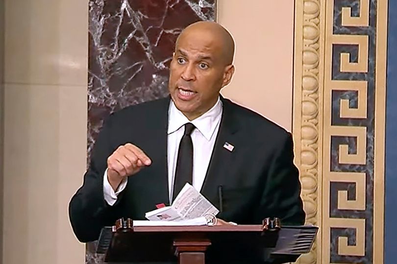 Cory Booker torches MAGA with 5-word message in record-breaking 25-hour ...