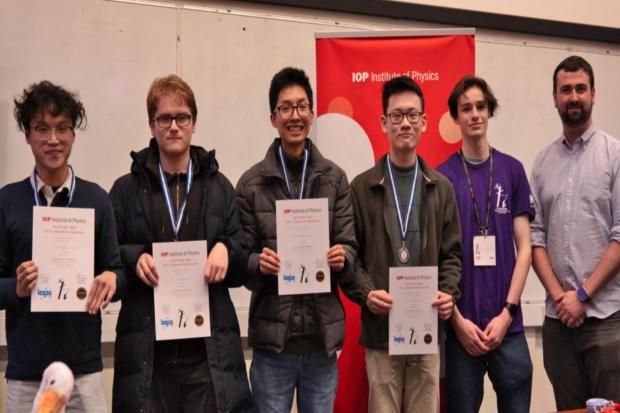 Oxford University team to represent UK in international physics competition