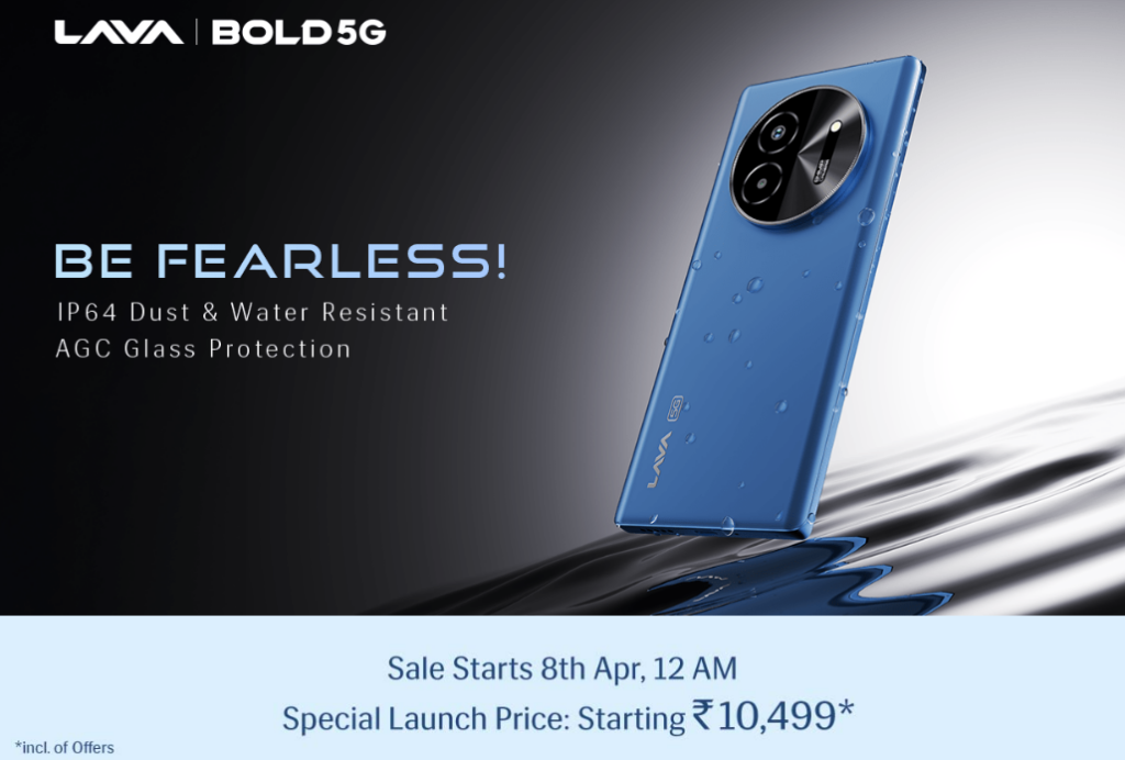 Lava Bold 5G is launching on April 8 for Rs 10,499, offers 120Hz AMOLED display, 64MP camera ...
