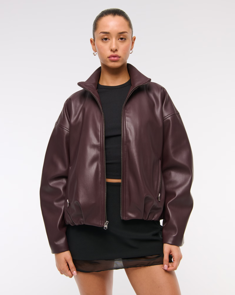 Burgundy bombers are everywhere - here are our favourite outerwear staples