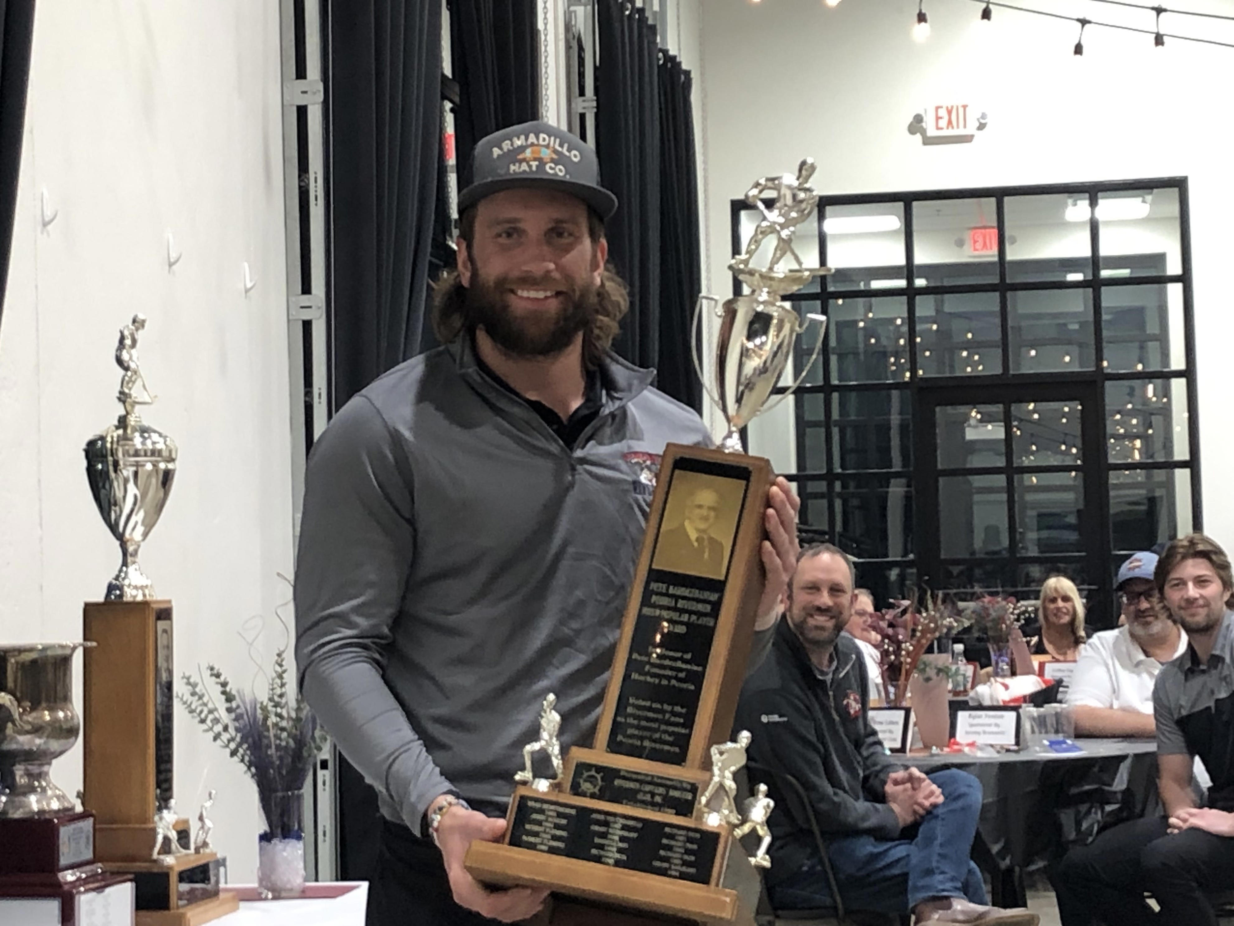 Peoria Rivermen honor players and fans at annual award banquet. See who won