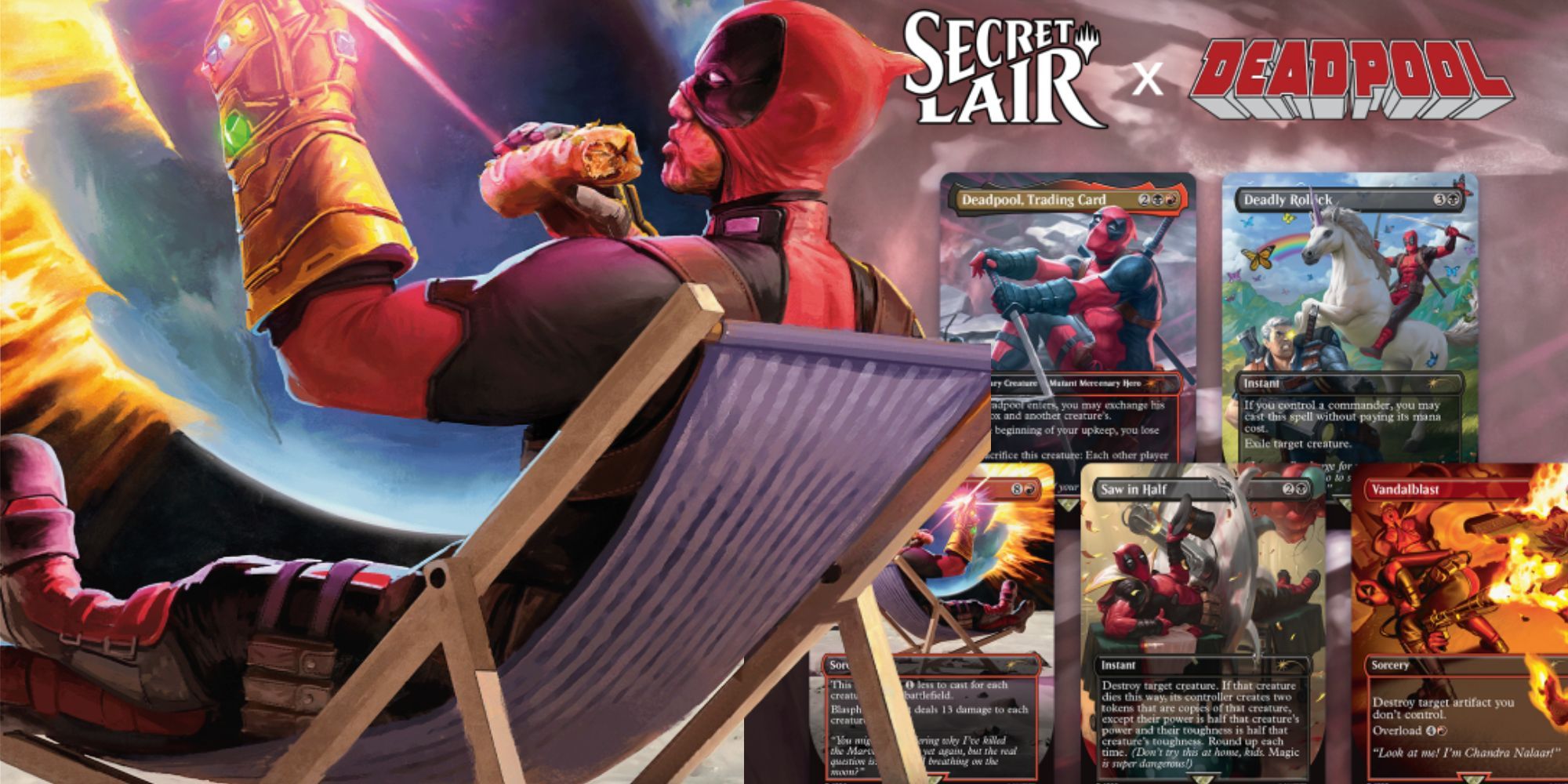 Magic: The Gathering's New Deadpool Secret Lair Is Appropriately Meta