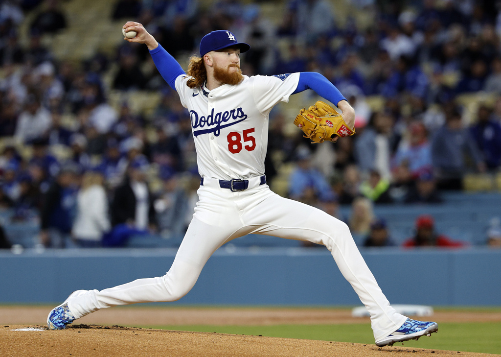 After cheating death, Dodgers pitcher Dustin May makes his way back to ...