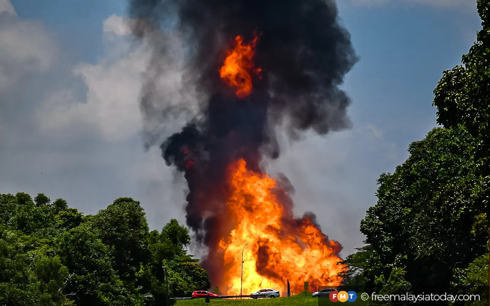 NGOs fear health risks from harmful chemicals released in pipeline fire