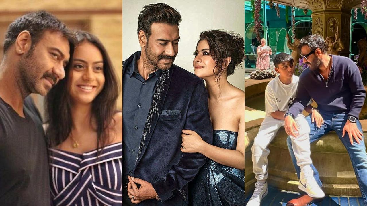 Love laughter happiness A peek into Ajay Devgns sweet family moments